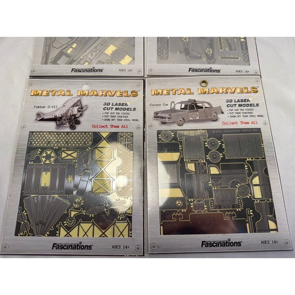 Toys | 4 Fascinations Metal Marvels 3d Laser Cut Model Kit Mustang ...